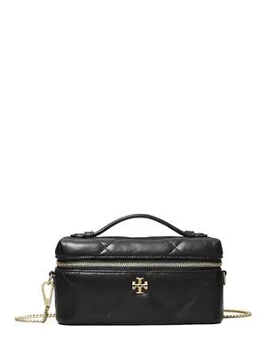 Tory Burch Kira Diamond Quilt Eastwest Vanity Case - Black