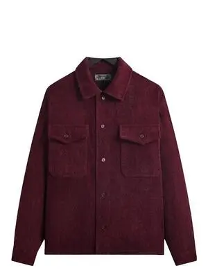 Kith Herringbone Velour Henson Buttondown - Magma