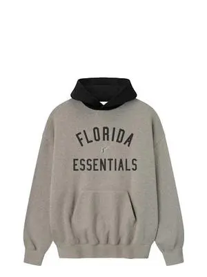 Fear Of God Essentials Marlins Sport Hoodie - Concrete Heather/black