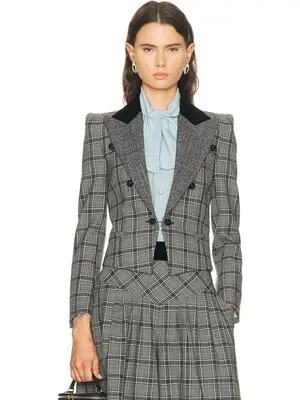 Valentino Garavani Checked Jacket - Grigio, Chiaro, Antracite, & Nero