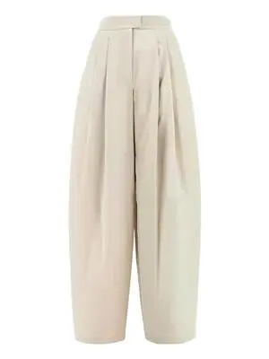 Emporio Armani Pleated Trousers - Neutrals