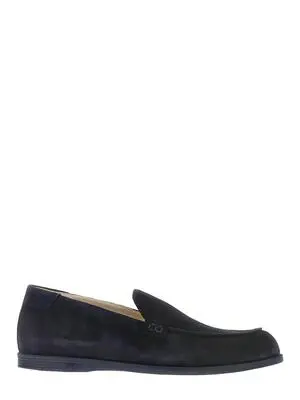 Emporio Armani Embossed Logo Loafers - Blue