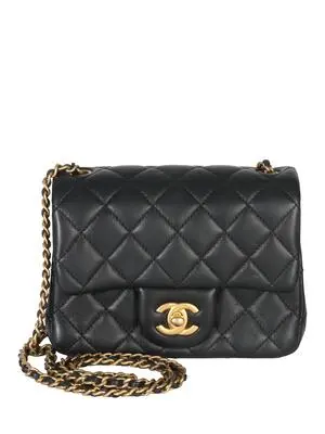 CHANEL Chanel Quilted Lambskin Mini Flap Bag