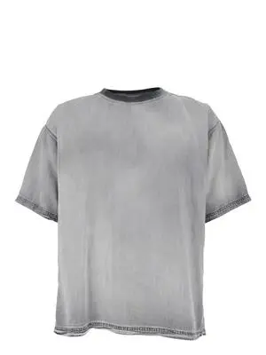DIESEL Faded-effect T-shirt - Grey