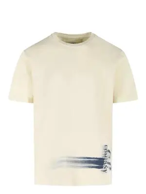 C.P. COMPANY Ribbed-neck Graphic T-shirt