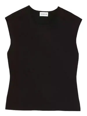 P.a.r.o.s.h Sleeveless Knit Top - Brown