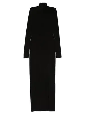 Norma Kamali Long-sleeve Maxi Dress - Black