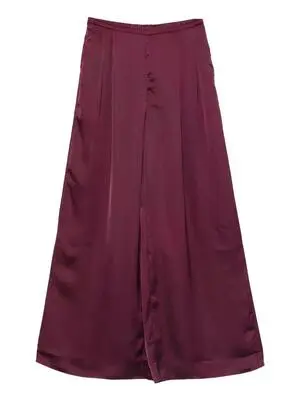 Norma Kamali Tailored Pleated Trousers - Purple