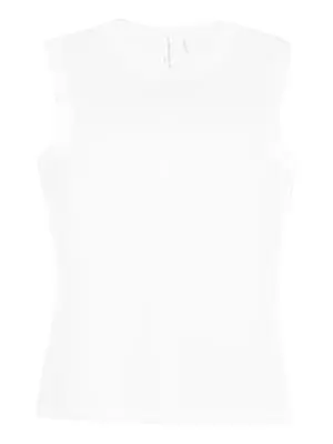 Norma Kamali Sleeveless Top - White