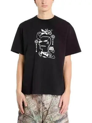 BRAIN DEAD Earth Works Cotton T-shirt - Black