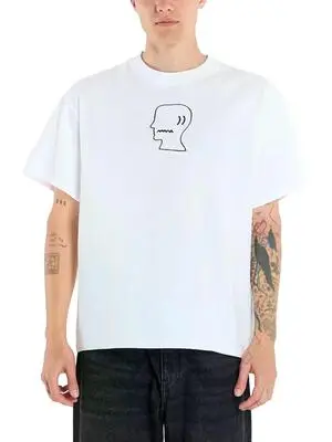 BRAIN DEAD Logohead T-shirt - White