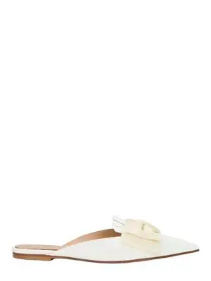 RED VALENTINO Bow Embellished Slip-on Loafers