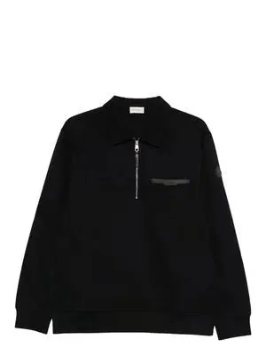 Moncler Moncler Patch Pocket Polo Shirt Blue