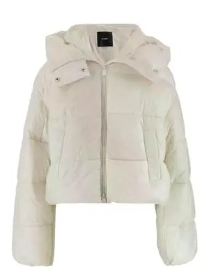 Pinko Hooded Puffer Jacket - White