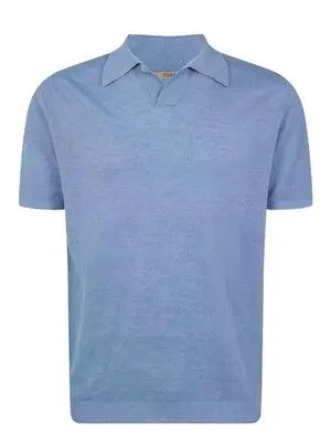 NUUR Polo-collar T-shirt - Blue