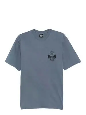 StÜssy Pig Dyed Cotton T-shirt - Blue