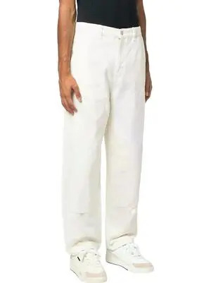 StÜssy Work Cotton Trousers - Neutrals