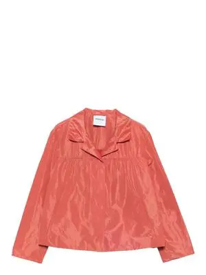 Aspesi Buttoned Cropped Jacket Orange