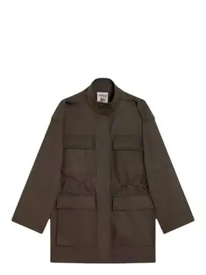 SEMICOUTURE Flap-pocket Jacket - Brown