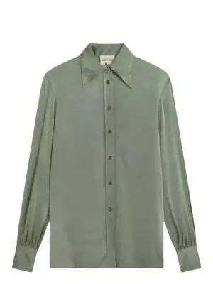 SEMICOUTURE Tie-fastening Shirt - Green