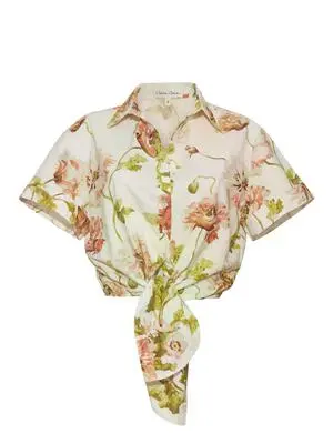 Cara Cara Asbury Floral-pattern Shirt - Neutrals