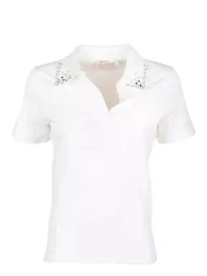 Marella Embellished T-shirt - White