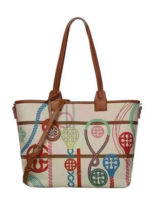 V°73 Printed Tote Bag - Neutrals