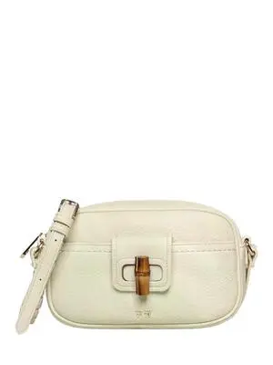 V°73 Bamboo Clasp Shoulder Bag - Neutrals