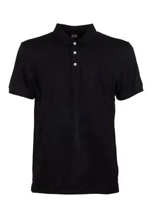 COLMAR Buttoned Polo Shirt - Black