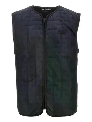 Emporio Armani Quilted Gilet - Blue