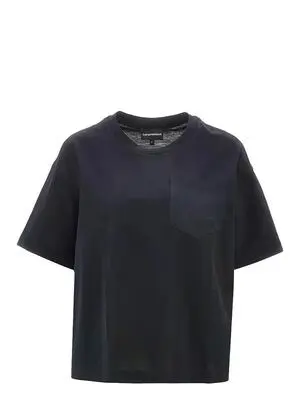 Emporio Armani Pocket-detail T-shirt - Blue