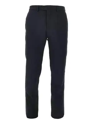 Emporio Armani Textured Trousers - Blue