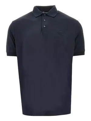 Emporio Armani Chest-logo Polo Shirt - Blue