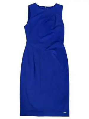 Calvin Klein Draped Mini Dress - Blue