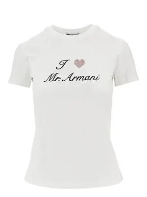 Emporio Armani Printed T-shirt - White