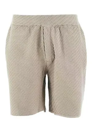 Emporio Armani Woven Bermuda Shorts - Neutrals