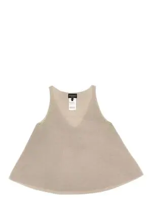 Emporio Armani Knitted Sleeveless Top - Neutrals