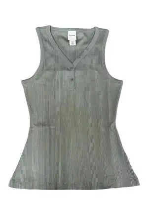 Calvin Klein Ribbed Knit Vest - Grey