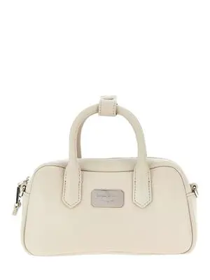 Emporio Armani Bauletto Top-handle Mini Bag - Neutrals