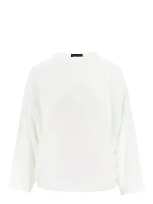 Emporio Armani Ribbed Knit Sweater - White