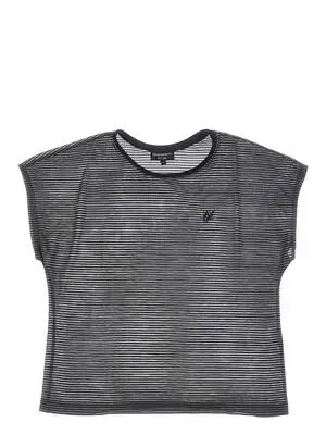 Emporio Armani Striped T-shirt - Black