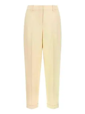 Fendi Pleated Trousers - Neutrals