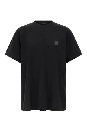 Stone Island Logo-patch T-shirt - Black