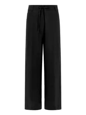 NUDE Drawstring Trousers - Black