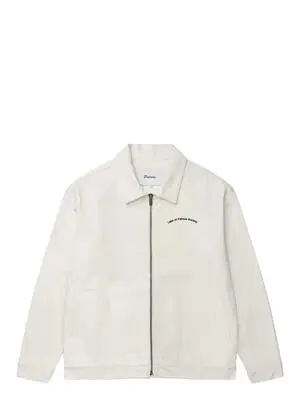 PALMES Lake Zip-Up Jacket White