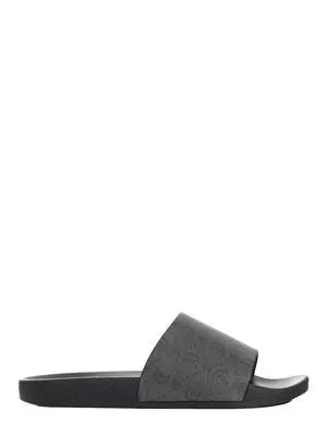 Just Cavalli Patterned Slides - Black