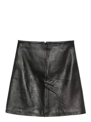 Liviana Conti Fabienne Leather Mini Skirt - Black