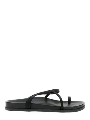 ANCIENT GREEK SANDALS Eleftheria Strap Sandals - Black