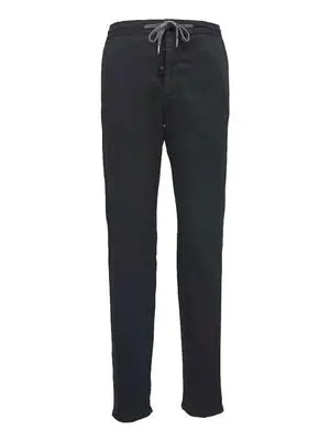 Marco Pescarolo Casual Linen Trousers - Blue