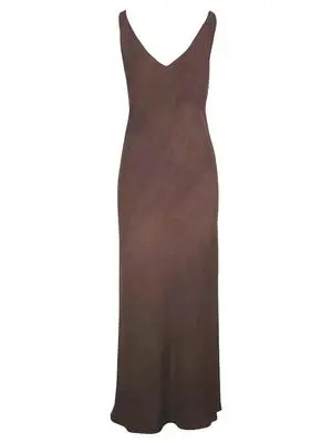 PETER COHEN Lowback Dress - Brown
